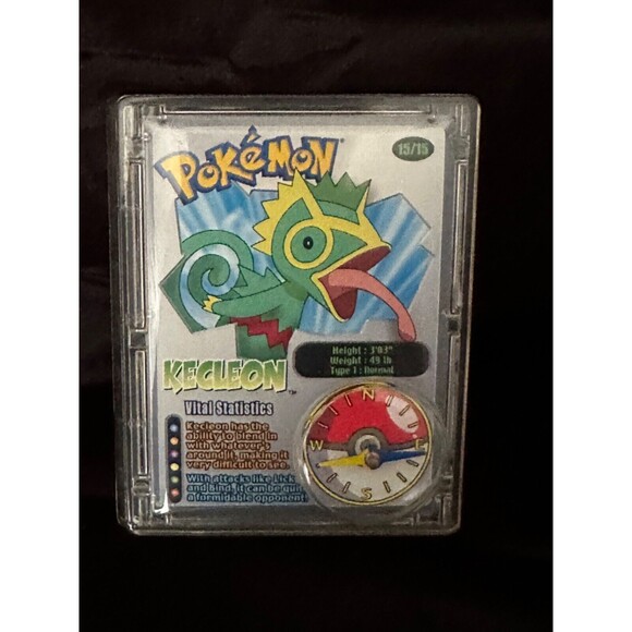 Nintendo | Toys | 202 Pokemon Wendys Kids Meal Kecleon Compass Badge ...